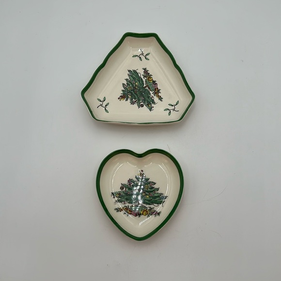 Spode | Holiday | Vintage Christmas Tree Candy Dishes By Spode Set Of ...